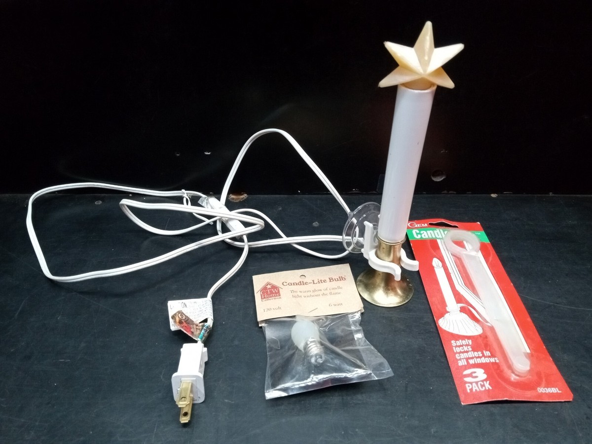 Candle For Windows Locks Dual Glow Bright Soft LED Window Candle