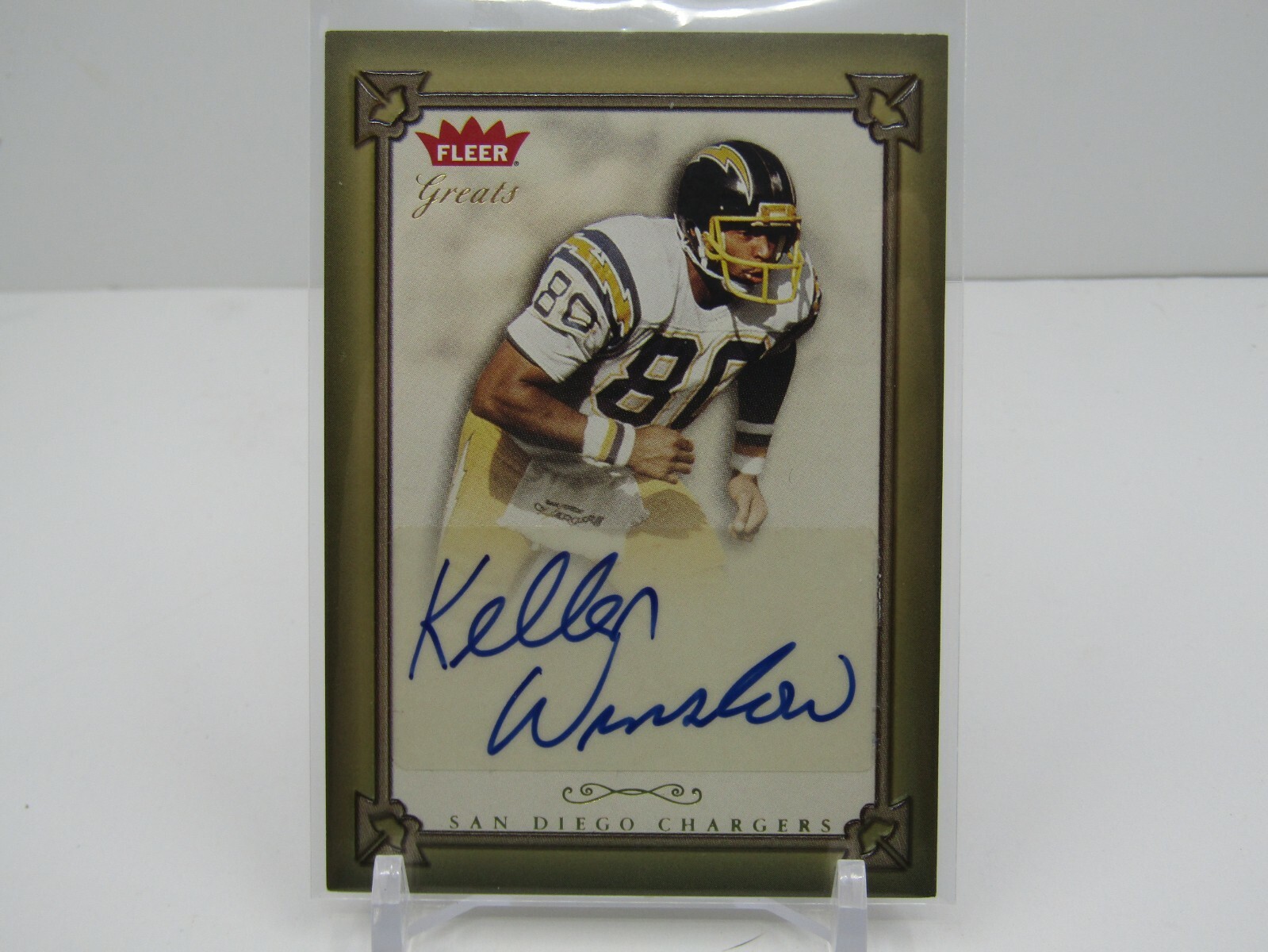 2004 Fleer Greats - Autographs Kellen Winslow #GBA-KW (AU) for sale ...