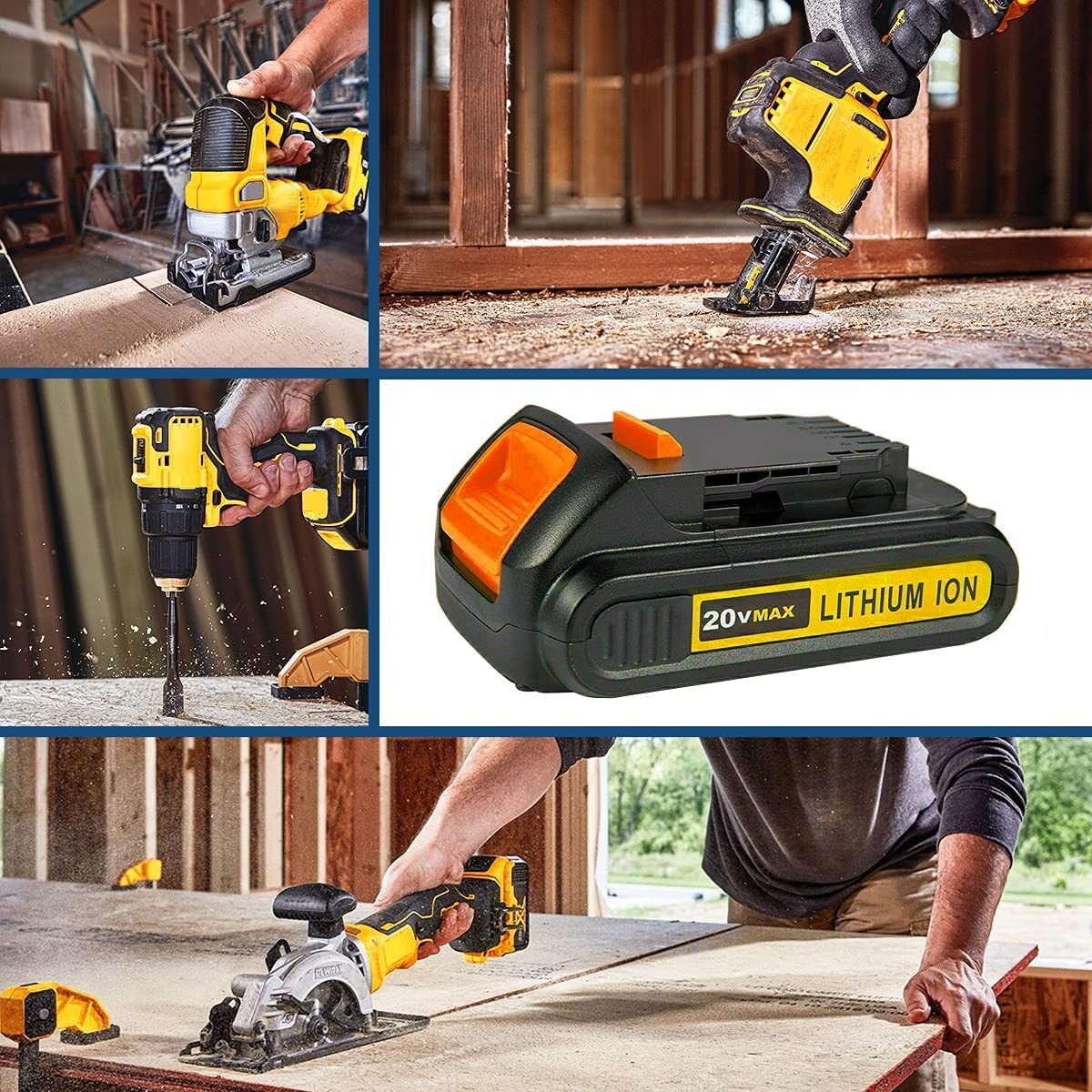 DEWALT DCB201 20V MAX 1.5 Ah Lithium-Ion Battery for sale online | eBay