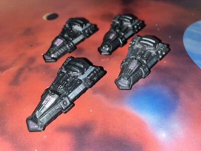 Star Trek Micro Machines Lot X4 Numiri Space Ship Cruiser Fleet Alien ...