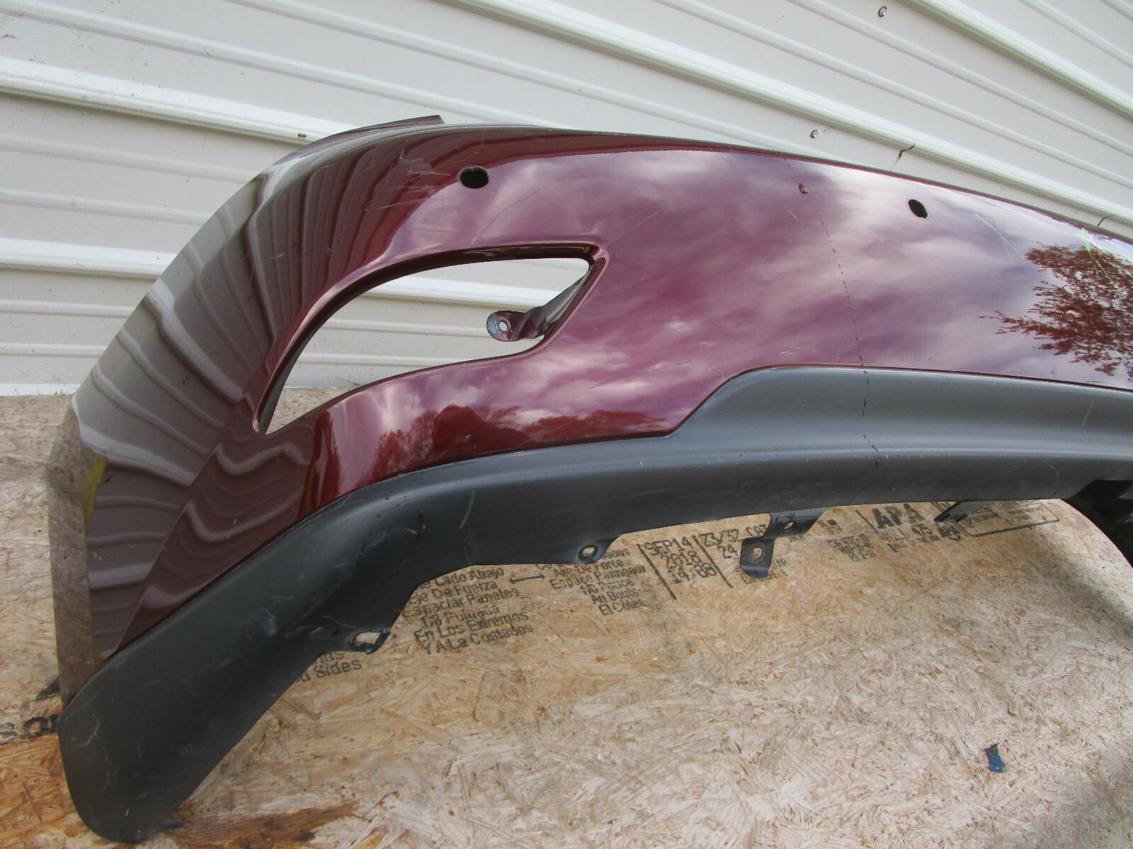 2010 2011 2012 2013 LEXUS RX350 RX450 REAR BUMPER COVER OEM W/SENSOR ...