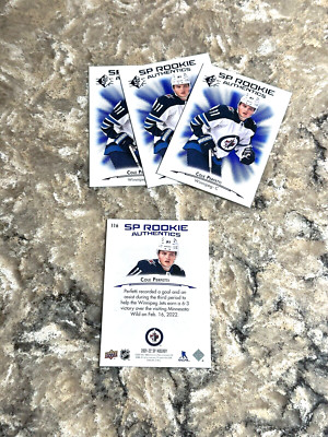 (4) 2022-23 Upper Deck Synergy Cole Perfetti #116 Winnipeg Jets | eBay