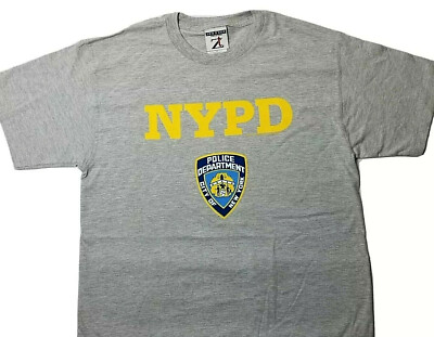 NYPD T Shirt New York City Police Department Shield Badge Logo Licensed ...