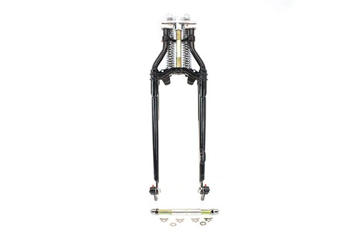 24 inch Spring Fork Kit Offset Black fits Harley Davidson | eBay