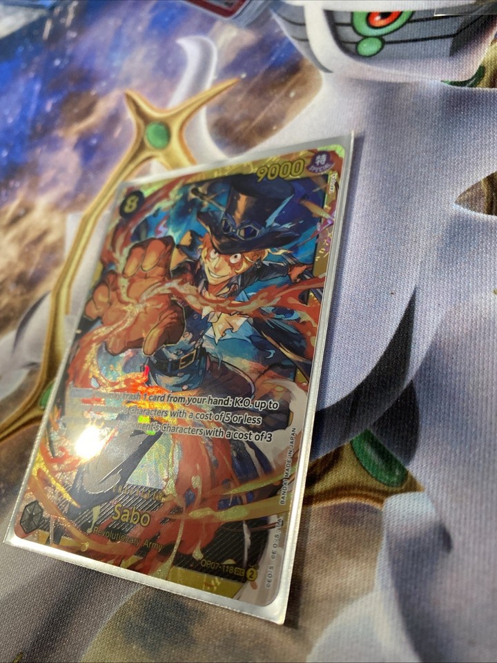 Sabo OP07-118 500 Years in the Future Foil Secret Rare One Piece Alt ...