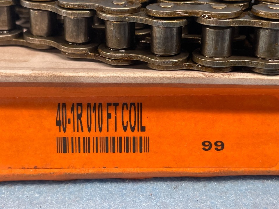 TIMKEN ROLLER CHAIN 40-1R010 FT COIL 10' CHAIN LENGTH | eBay