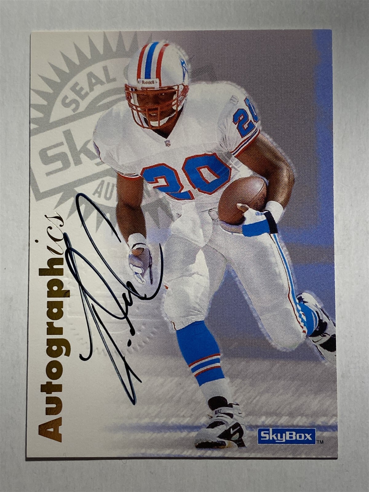 RODNEY THOMAS oilers 1997 Skybox Autographics AUTO Autograph RC (U5) | eBay
