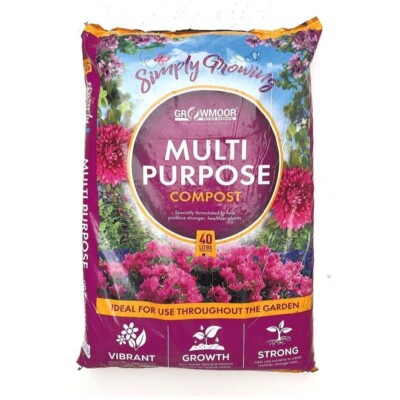 Growmoor Multi-Purpose Garden Potting Compost 40L - FREE & FAST ...