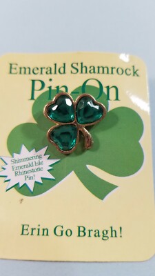 Vintage Shamrock Pin | eBay
