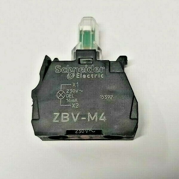 Lot of 5 pcs. Schneider Electric ZBV-M4 Harmony XB Light Block-Red ...