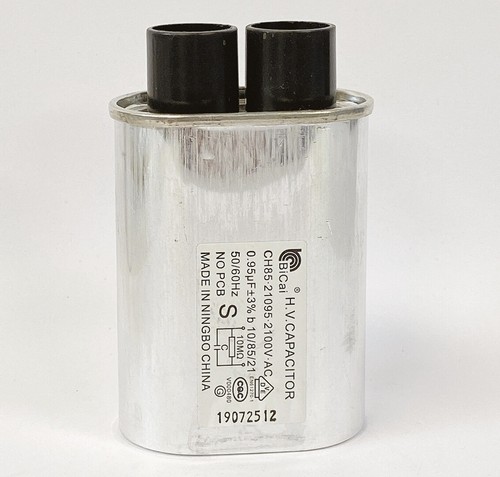 BiCai CH85-21095-2100V-AC 0.95uF H.V Capacitor FOR GE/LG/Samsung/Sharp ...