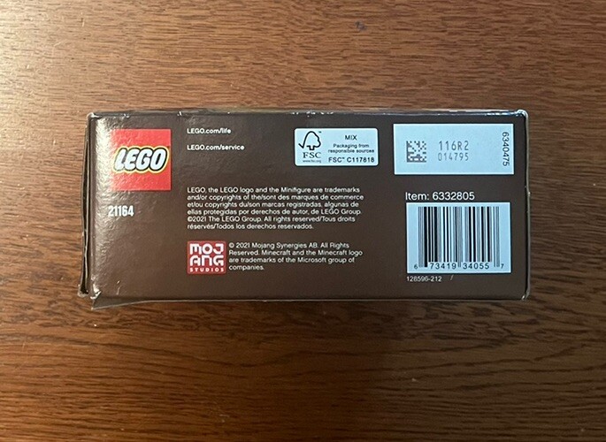 LEGO Minecraft: The Coral Reef Lego Set MC (21164) Discontinued ...