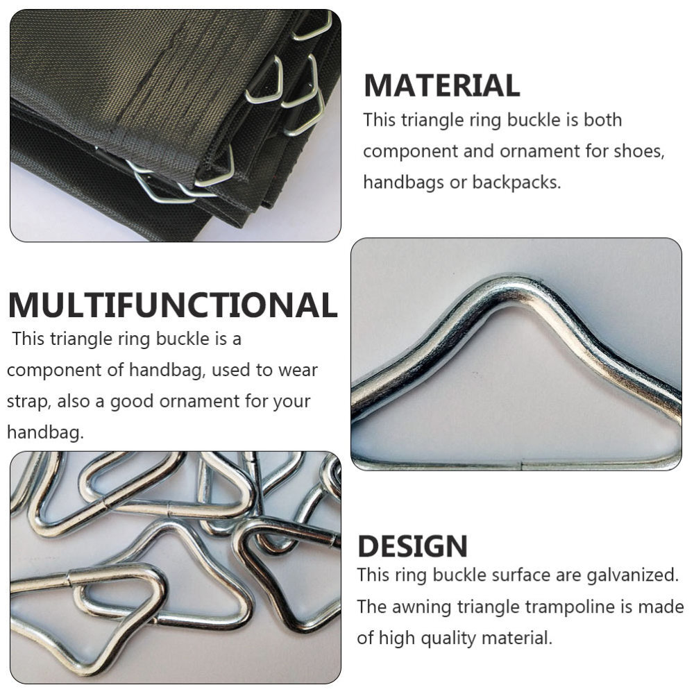 30 Pcs Special Ring for Trampoline Replacement Triangle Rings | eBay