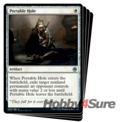 Portable Hole X4 M/NM Magic MTG Adventures In The Forgotten Realms | eBay