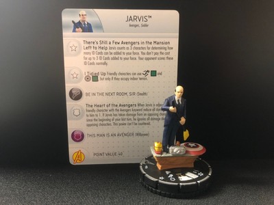 Heroclix Avengers Assemble Jarvis #034 Rare Legacy Figure | eBay