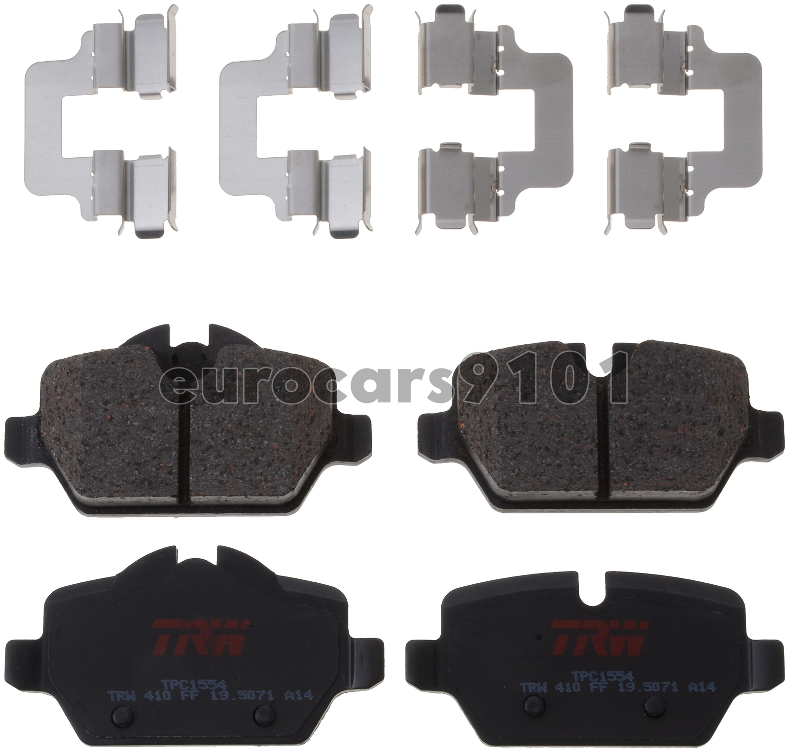 New! Mini Cooper Countryman TRW Rear Brake Pad Set TPC1554 34219808172 ...