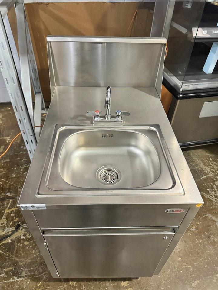 Portable Hand Sink for food trucks and festivals with hot & cold water ...