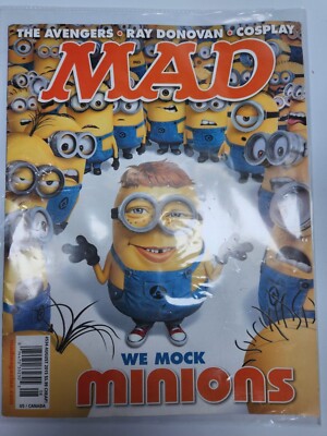 Mad Magazine August 2015 #534 Minions The Avengers Ray Donovan Cosplay ...