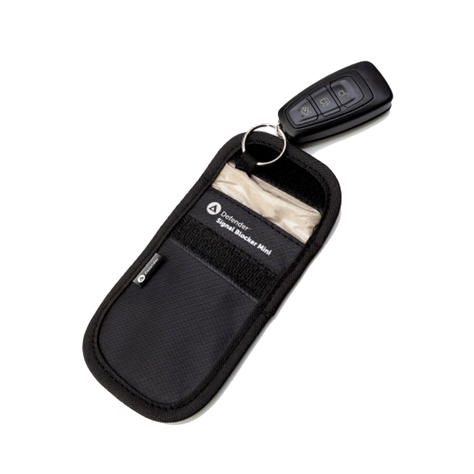 2 x Defender Car Key Signal Blocker Mini Faraday Cage Pouch RFID ...