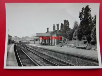 PHOTO CLUTTON RAILWAY STATION LOOKING TO FROME 1959 | eBay UK
