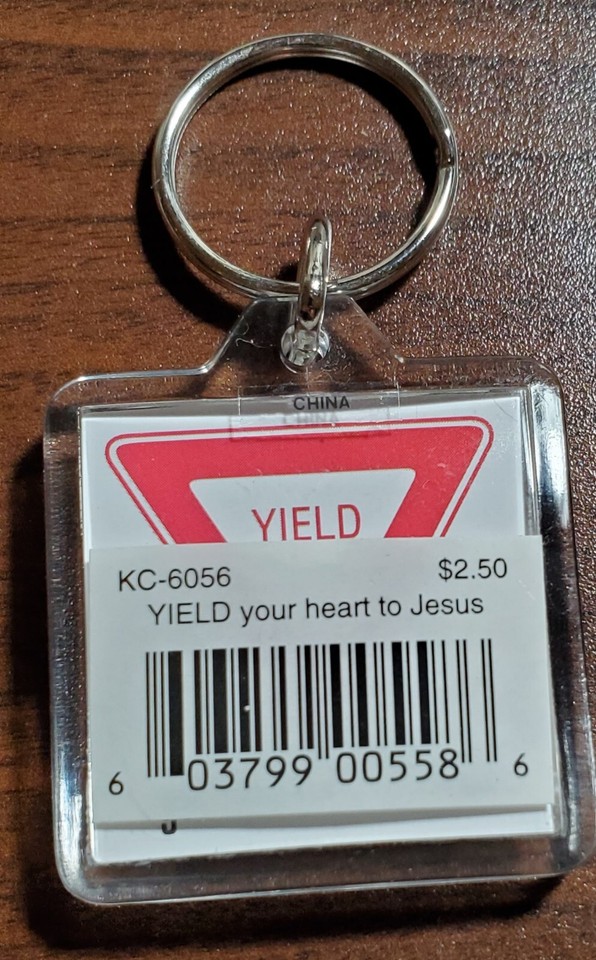 Yield Your Heart To JESUS Keychain New | eBay