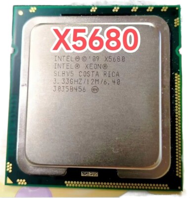 Intel Xeon X5680 CPU Six Core 3.33 GHz 12MB LGA 1366 SLBV5 Processors | eBay