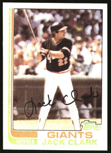 1982 Topps Jack Clark #460 San Francisco Giants | eBay