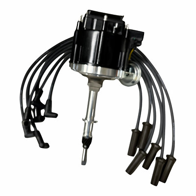 HEI Distributor + Wire Set 7mm For AMC JEEP L6 232 258 4.0L 4.2L ...