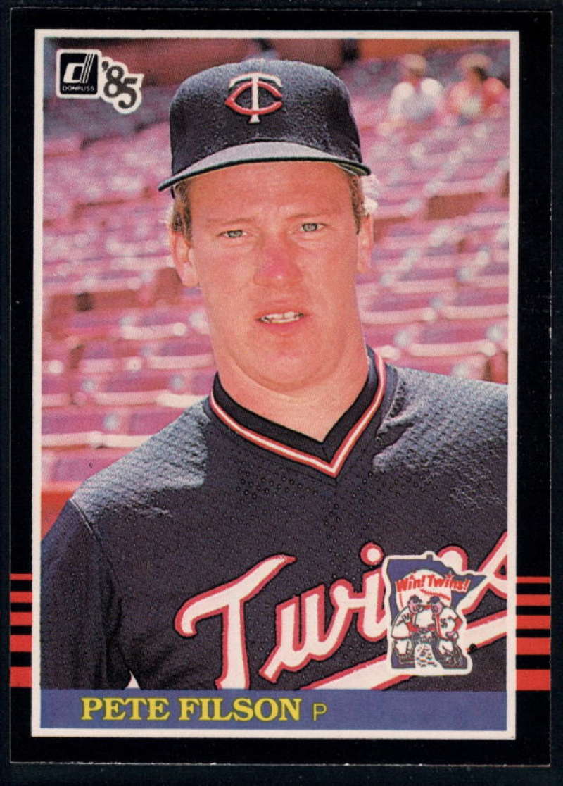 1985 Donruss #607 Pete Filson NM-MT Twins | eBay