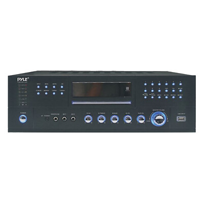 Pyle PD1000BA Bluetooth Home Theater Preamplifier 3000W Receiver System ...