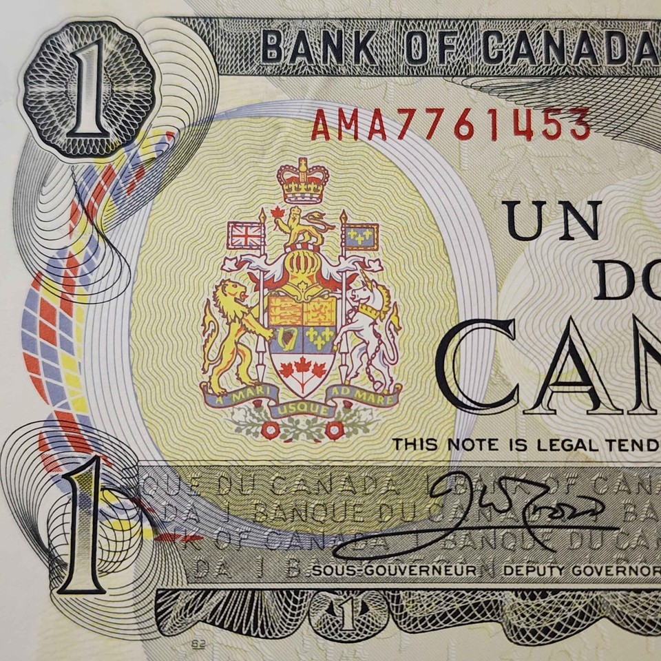 1973 Canadian 1 Dollar Bill Ebay