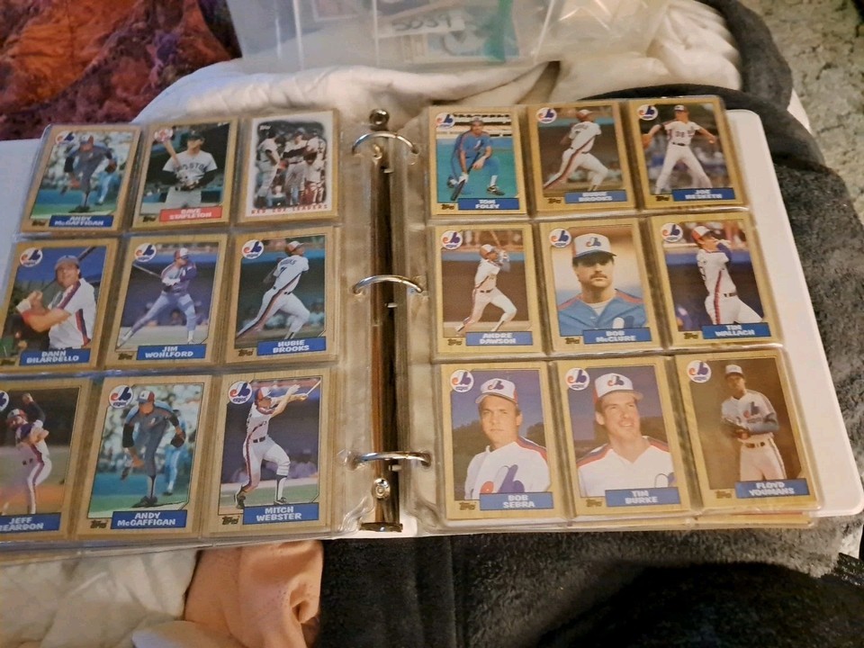 Topps Baseball Cards Collecting Album With 504 Cards | eBay
