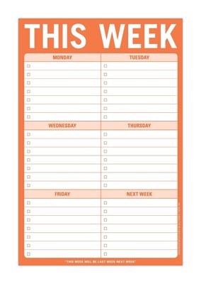 Knock Knock This Week Pad | eBay Australia