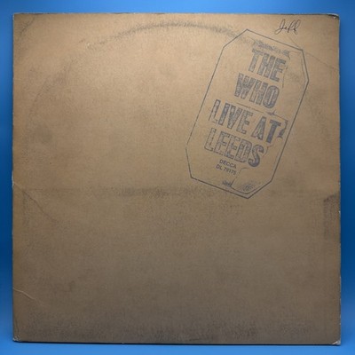 The Who Live At Leeds LP Vinyl Decca DL-79175 Record Album w/ Inserts ...