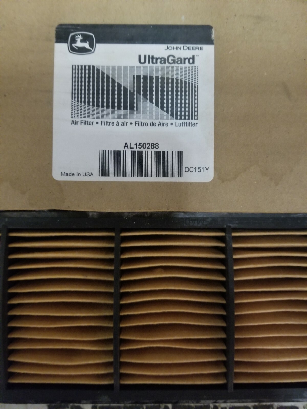 AL150288 Air Filter for John Deere ULTRAGUARD | eBay
