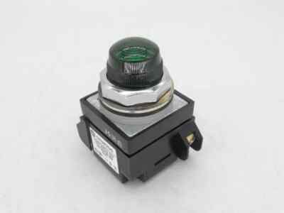 NEW General Electric CR104PLG22G/CR104PXG49 BASE Green Pilot Light 120V ...
