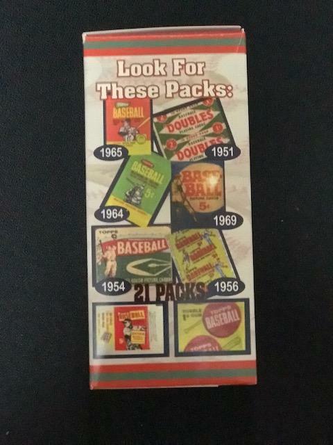 1952 Unopened Card Chase Box-21 Pack, + Auto + 2 Cards From The 1950/60 ...