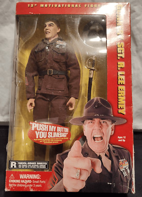 Sideshow Toys Talking Gunney SGT. R. Lee Ermey 12” Motivational Figure ...