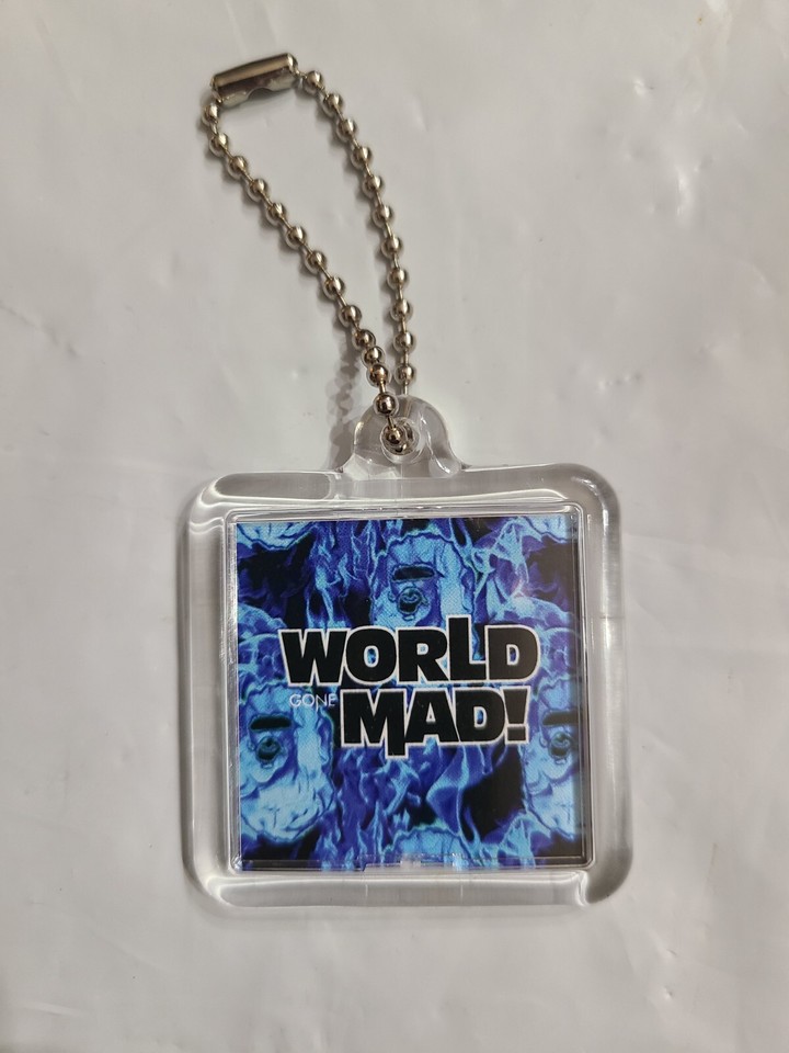 BAPE - A BATHING APE, World Gone Mad, *RARE* Blue Flame Keychain ...