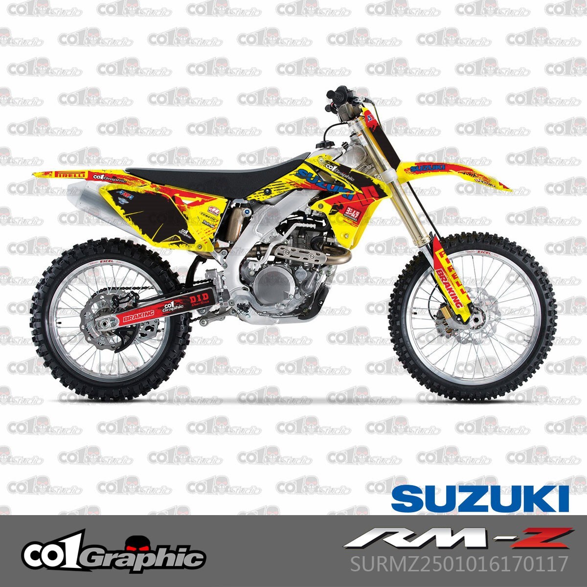 GRAPHICS DECALS STICKERS FULL KIT FOR SUZUKI RMZ RM-Z 250 2010-2018 | eBay