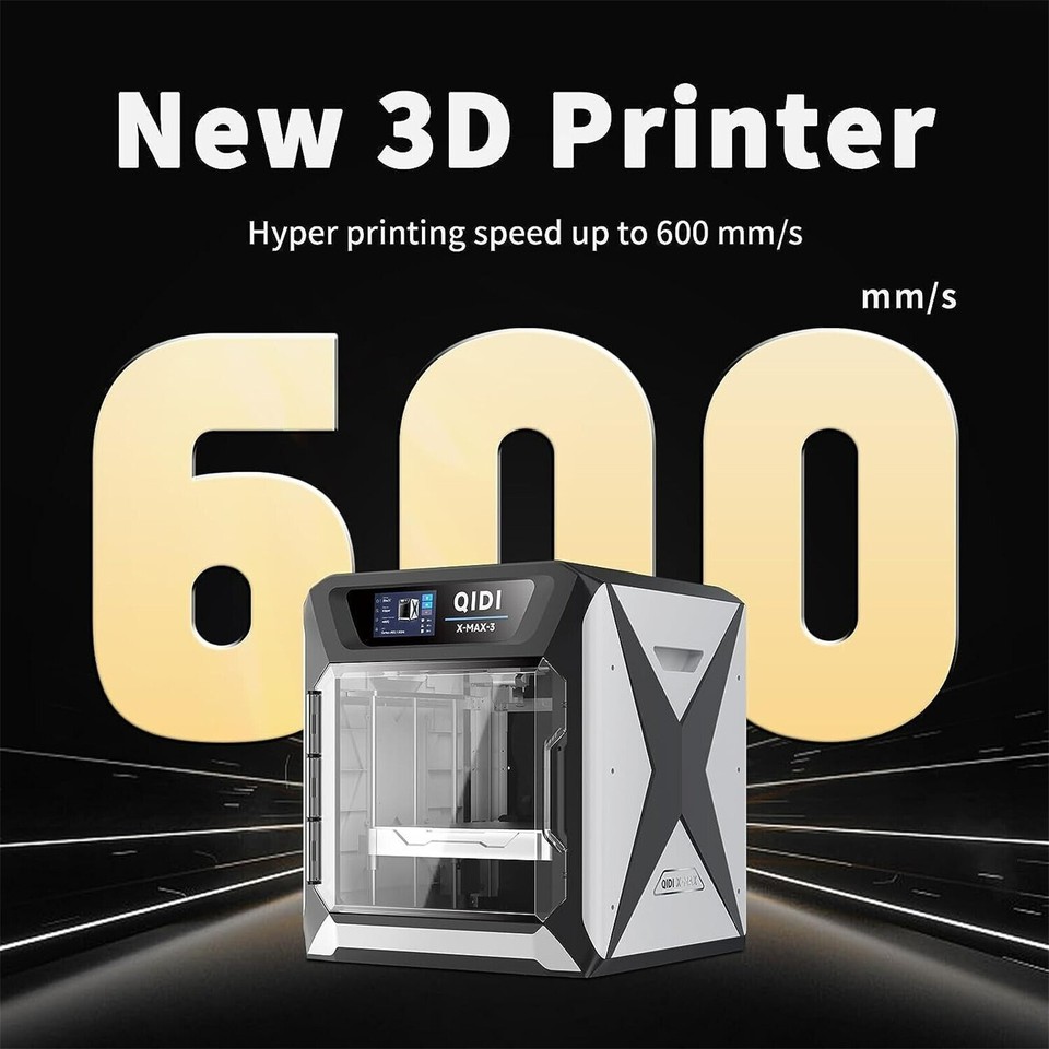 QIDI MAX3 3D Printer,All-Around Large Size 3D Printers,600mm/s Fast ...