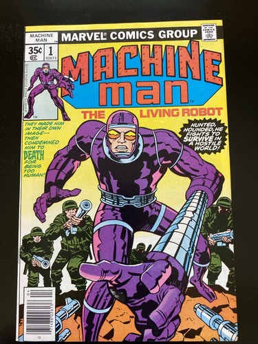 Machine Man 1 Jack Kirby Cover and Art Marvel Comics 1976 | eBay