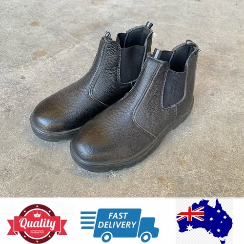 Quality Forklift Safety Work Boots, Steel Toe Cap, Elastic sided,Aussie ...