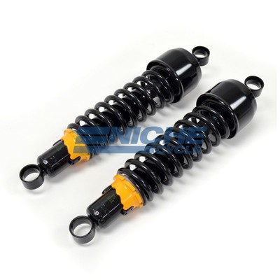 Classic Cafe Japanese Motorcycle Rear Shocks Eye To Eye 325mm Black ...