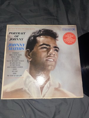 Johnny Mathis - Portrait Of Johnny - CL 1644 Vinyl Record LP | eBay