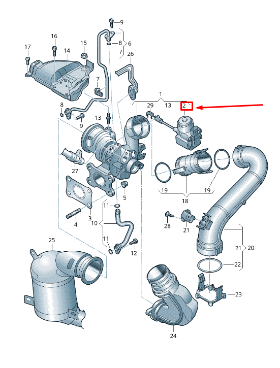 VW GOLF VII 5G MK7 Servomotor Repair Set 04E198725P NEW GENUINE | eBay UK