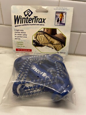 Winter Trax Snow/Ice Traction Spikeless Safe Walk Women's 6 to Men's 12 ...