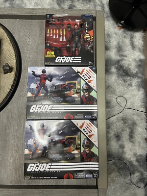 GI JOE CLASSIFIED METAL HEAD AND 2x SCRAP IRON LOT *DAMAGED BOXES ...