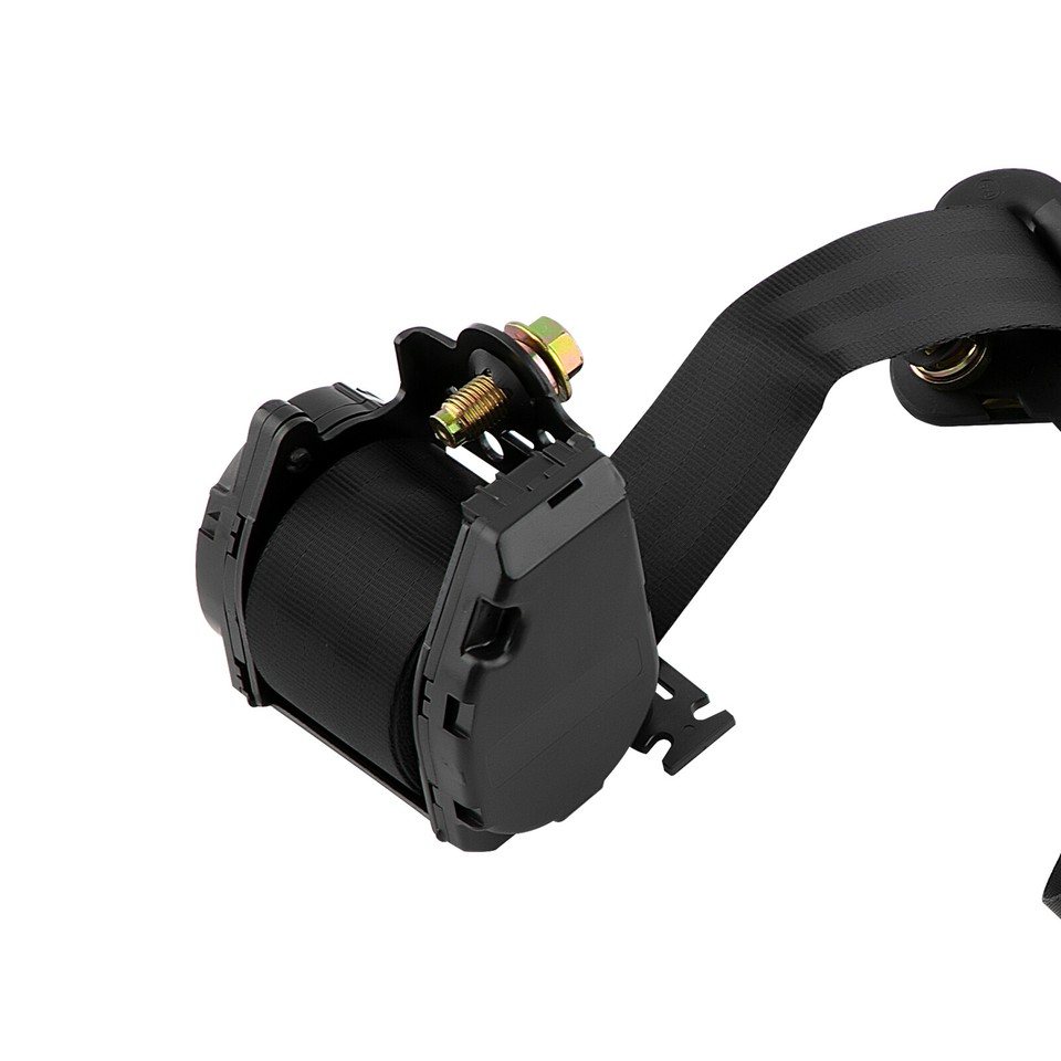 2x 3 Point Retractable Auto Car Shoulder Safety Seat Belt Diagonal Belt ...