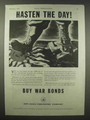 1945 WWII War Advertising Council Ad - Buy War Bonds | eBay